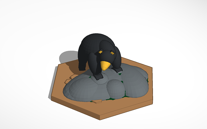 3D design Black Bear - Tinkercad