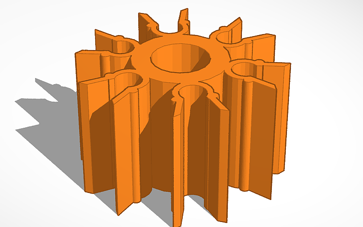 3D design 18 AWG x 6 wire Harness | Tinkercad