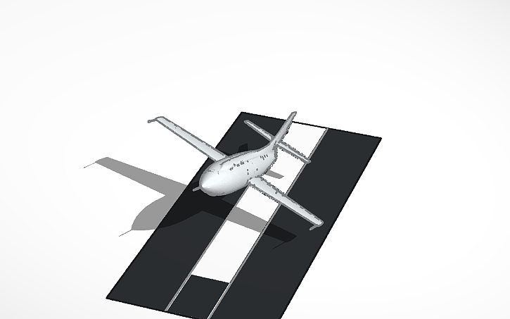 3D design Flying Plane | Tinkercad