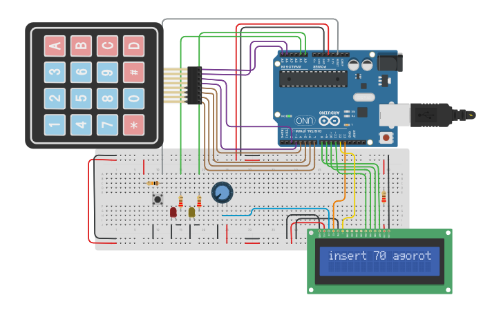 Circuit design coffee or cacao machine - Tinkercad