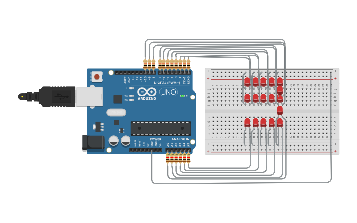 Circuit design TAREA 3 Ejercicio 1 Punto 1 - Tinkercad