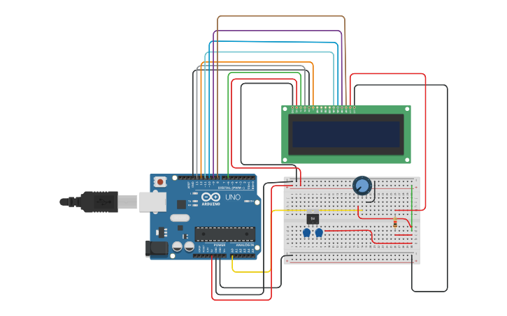 Circuit design EC level sensor - Tinkercad
