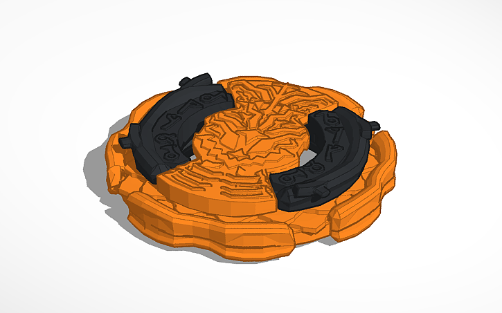 3D design Arbor Dryad (Revrse Lock 3 Piece Sys) (Beyblade Burst ...