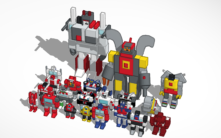 3D design The Autobots - Tinkercad