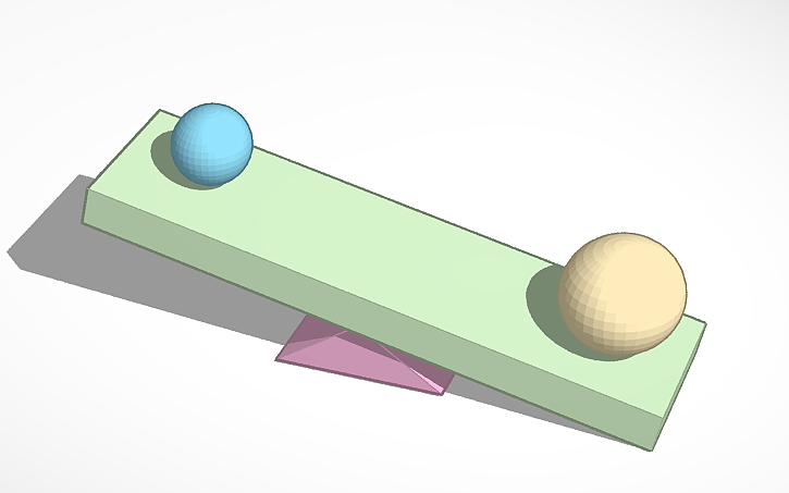 3D design Lever - Tinkercad