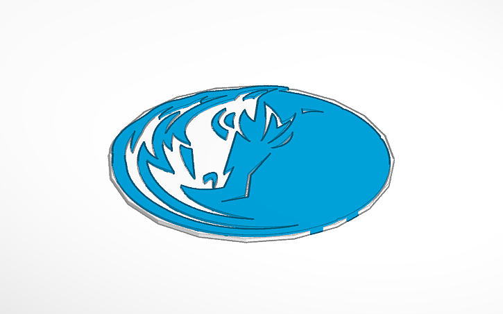 3D design Dallas Mavericks Logo - Tinkercad