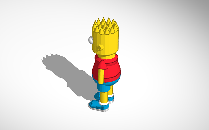 3D design Bart - Tinkercad