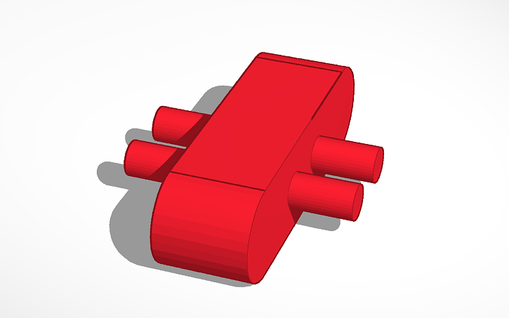 3D design Lesson: Duffel #button result - Tinkercad