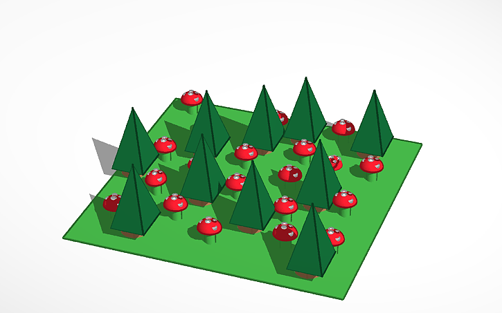 3D design Forest | Tinkercad