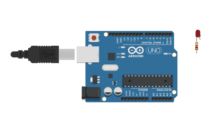 Circuit design Internet shield W5100 - Tinkercad