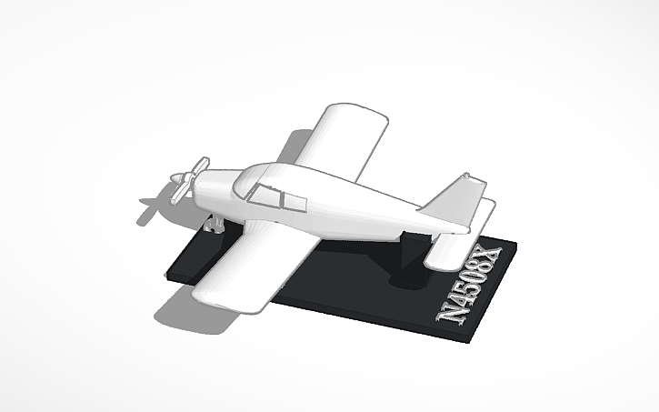 3D design Piper PA-28 - Tinkercad