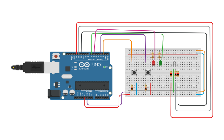 Circuit design LEVEL 4 OF LAB 5 - Tinkercad