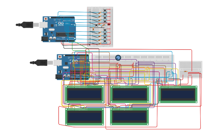 Circuit design EVM - Tinkercad