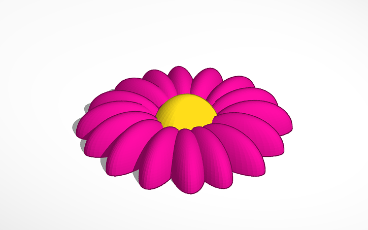 3D design Daisy - Tinkercad
