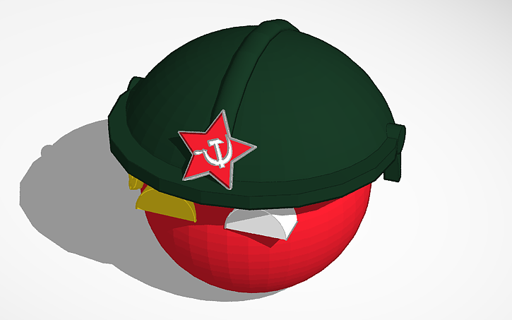 3D design Countryball Note - Tinkercad