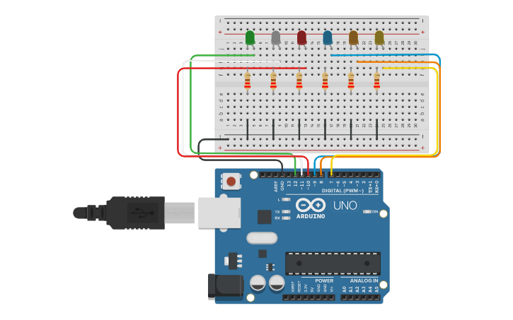 Circuit design My Arduino LED Blinker | Tinkercad