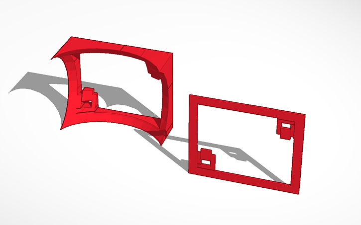 3D design HUD project - Tinkercad