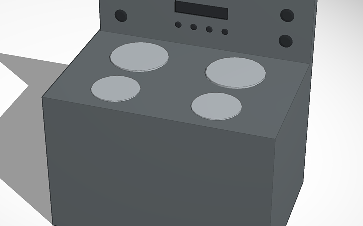 3D design STOVe - Tinkercad