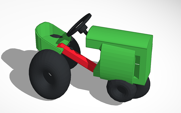 3D design Tractor - Tinkercad