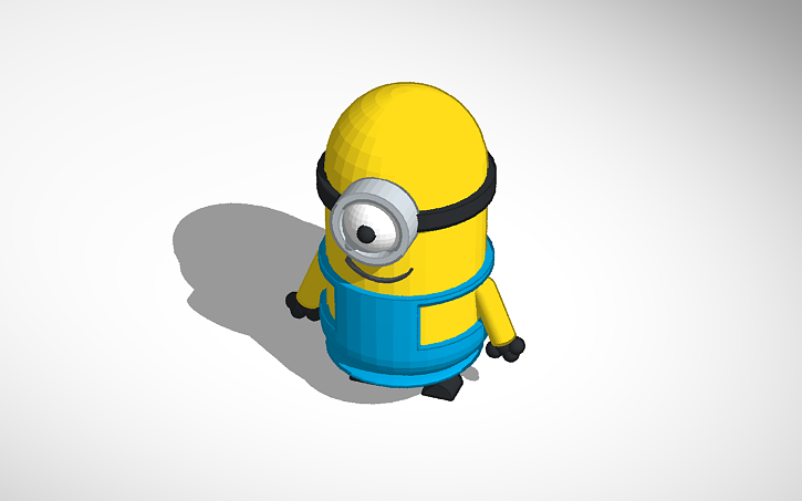3D design Minion - Tinkercad
