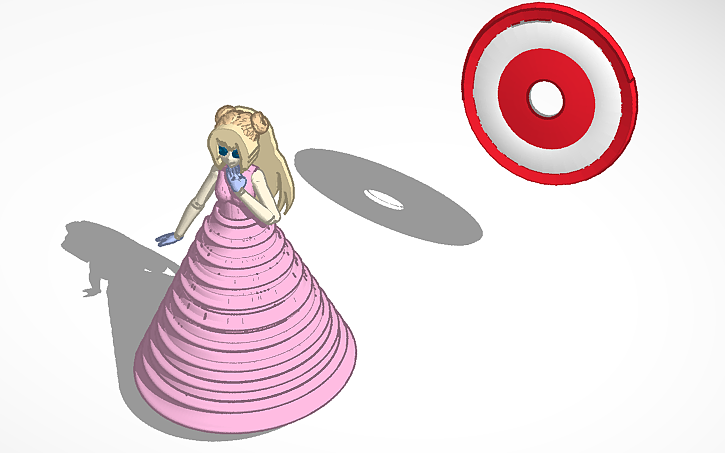 3D design barbie - Tinkercad