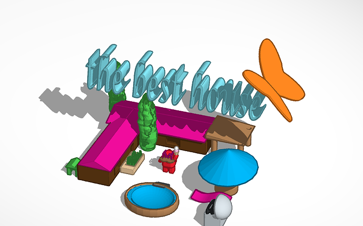 3D design The best house | Tinkercad