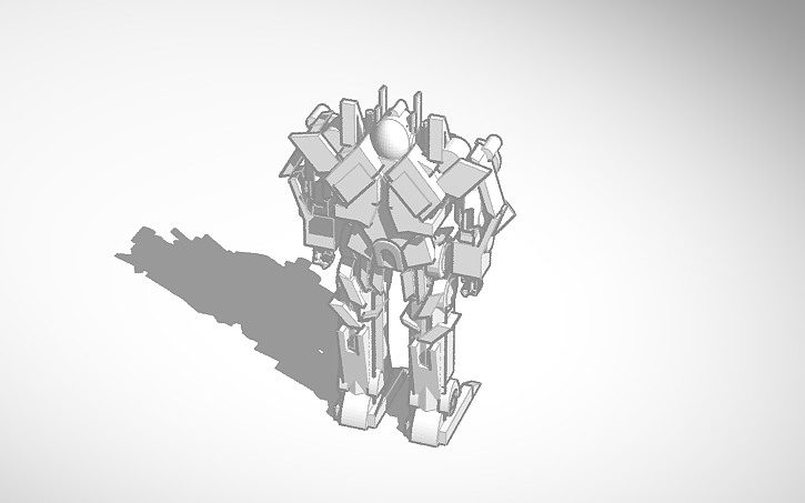 3D design Robot Transformers - Tinkercad