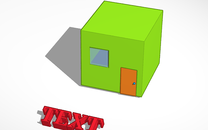3D design Simple house | Tinkercad