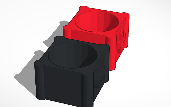 3D design 18650 End Cap Connectors - Tinkercad