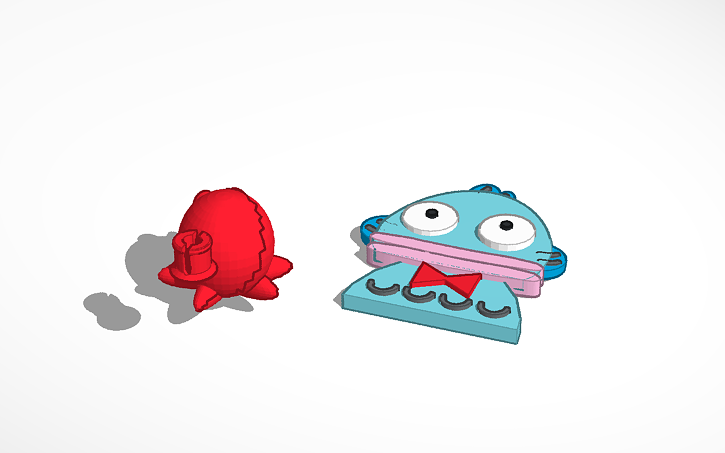 3D design hangyodon - Tinkercad