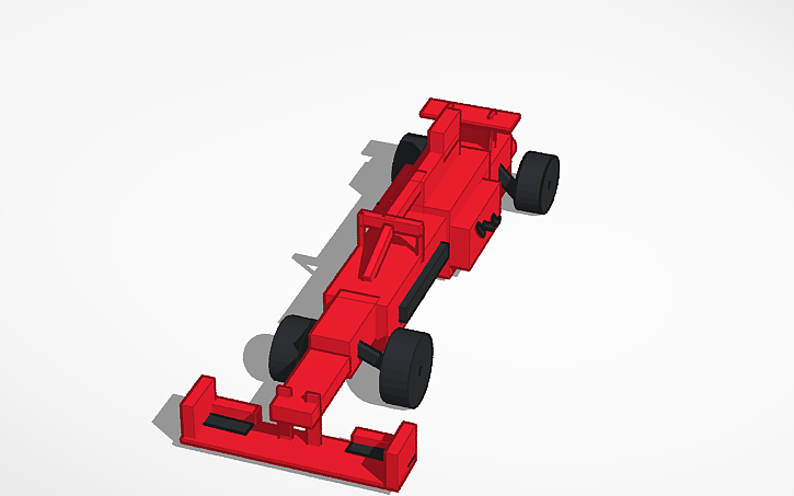 3D design Formula 1 - Tinkercad