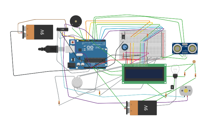 Circuit design Home Automation | Tinkercad