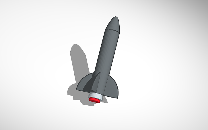 3D design U.S Missile - Tinkercad