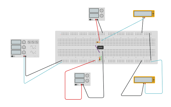 Circuit design amp - Tinkercad