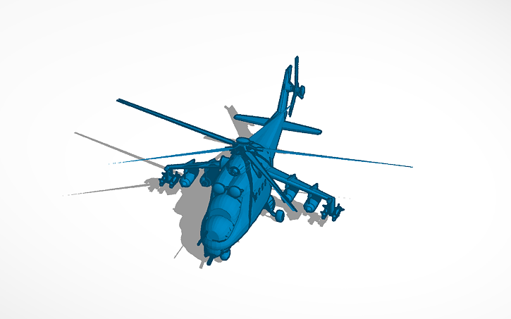 3D design Helicopter - Tinkercad