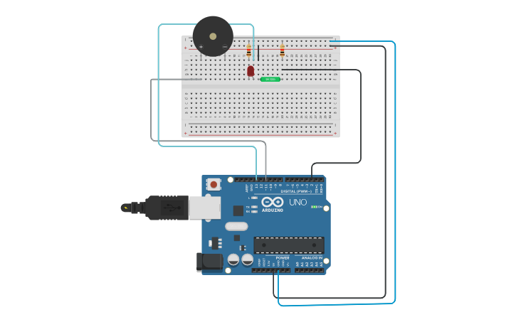 Circuit design Tilt Sensor - Tinkercad