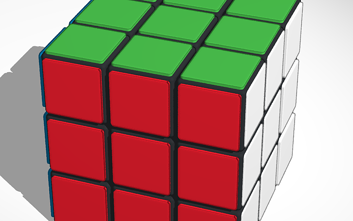 3D design RUBİK CUBE 3X3 - Tinkercad