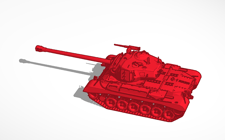 3D design Red Tank | Tinkercad
