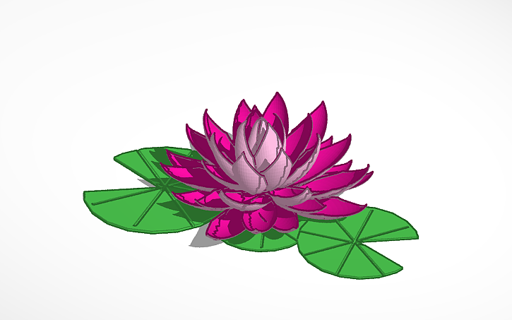 3D design lotus | Tinkercad