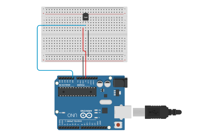 Circuit design TMP_2 - Tinkercad