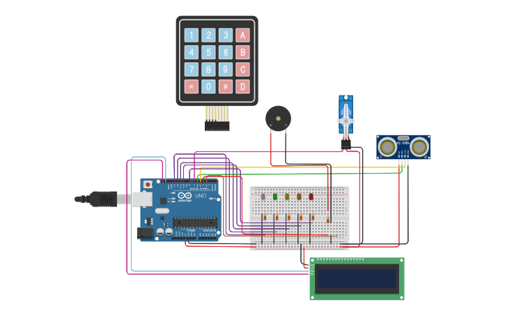 Circuit design sound of embedded system +++ motor - Tinkercad