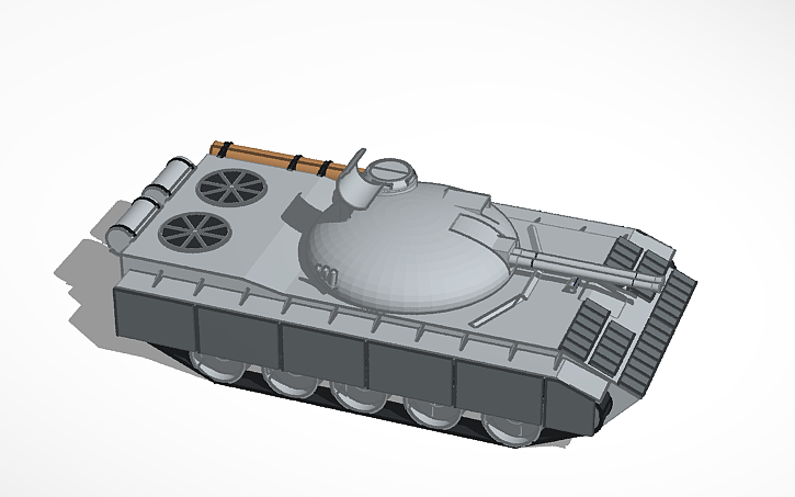 3D design T-73 35mm Otomatic SPAAG - Tinkercad