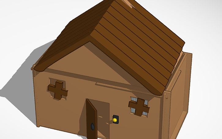 3D design cool house - Tinkercad