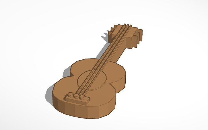 3D design GUITAR | Tinkercad