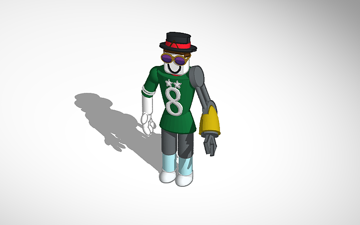 3D design My ROBLOX character (CoolPizzaSteve360) - Tinkercad