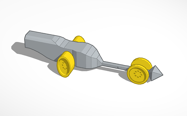 3D design Co2 dragster - Tinkercad