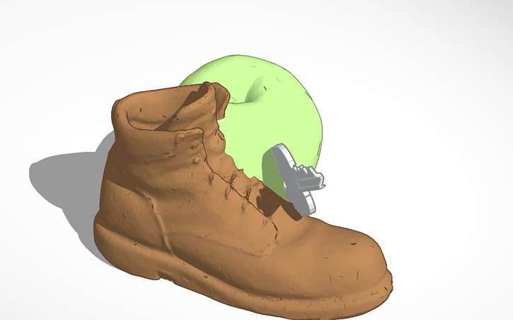 3D design apple boot key | Tinkercad