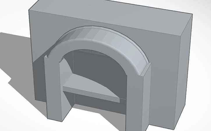 3D design fireplace- caleb deberry | Tinkercad