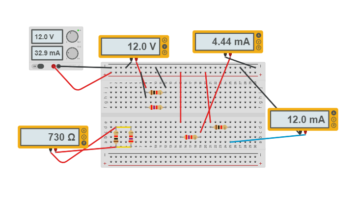 Circuit design Parallel | Tinkercad