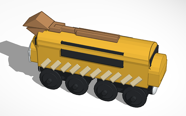 3D design diesel 10 wooden - Tinkercad